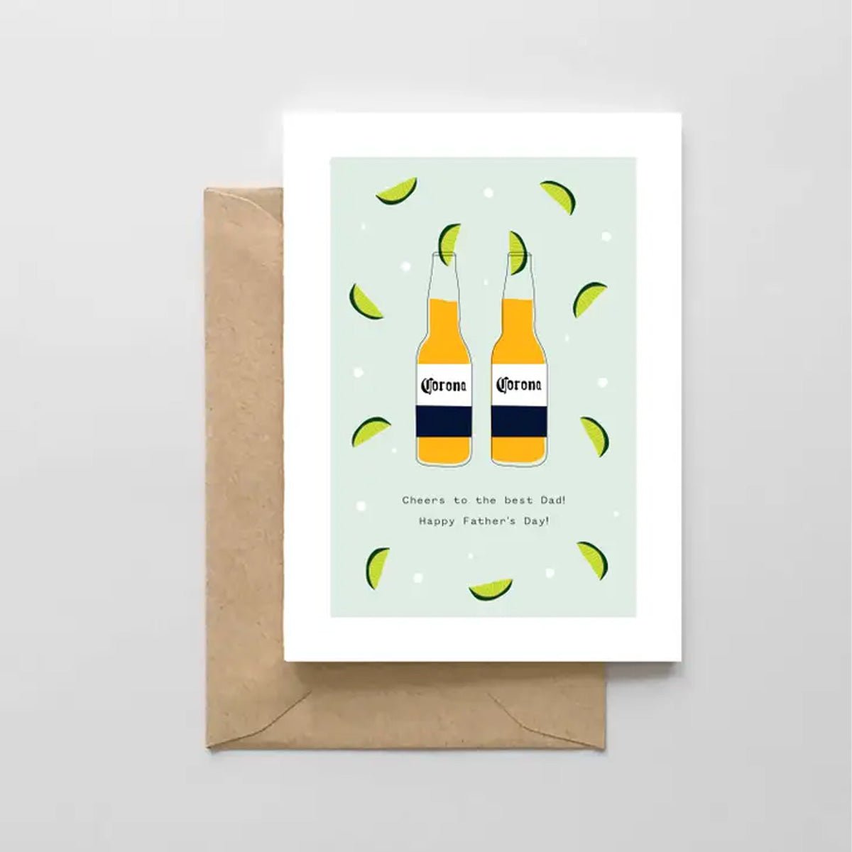 Corona Cheers Dad Greeting Card — Lockwood Shop