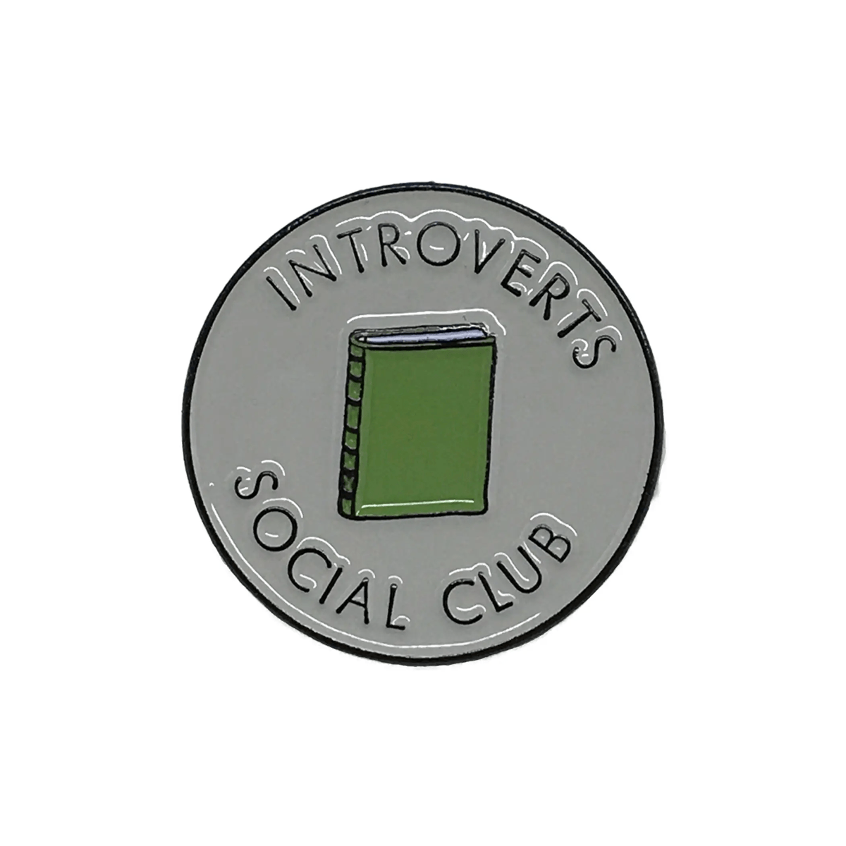 Introverts Social Club Enamel Pin — Lockwood Shop