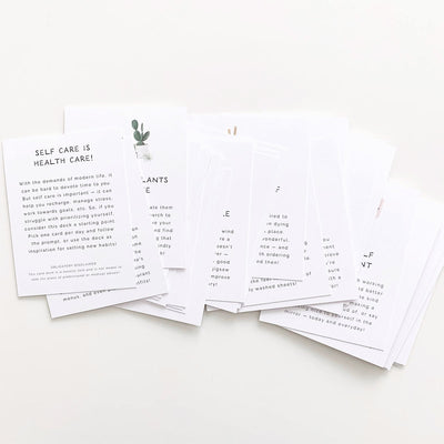 Self Care Card Deck — Lockwood Shop