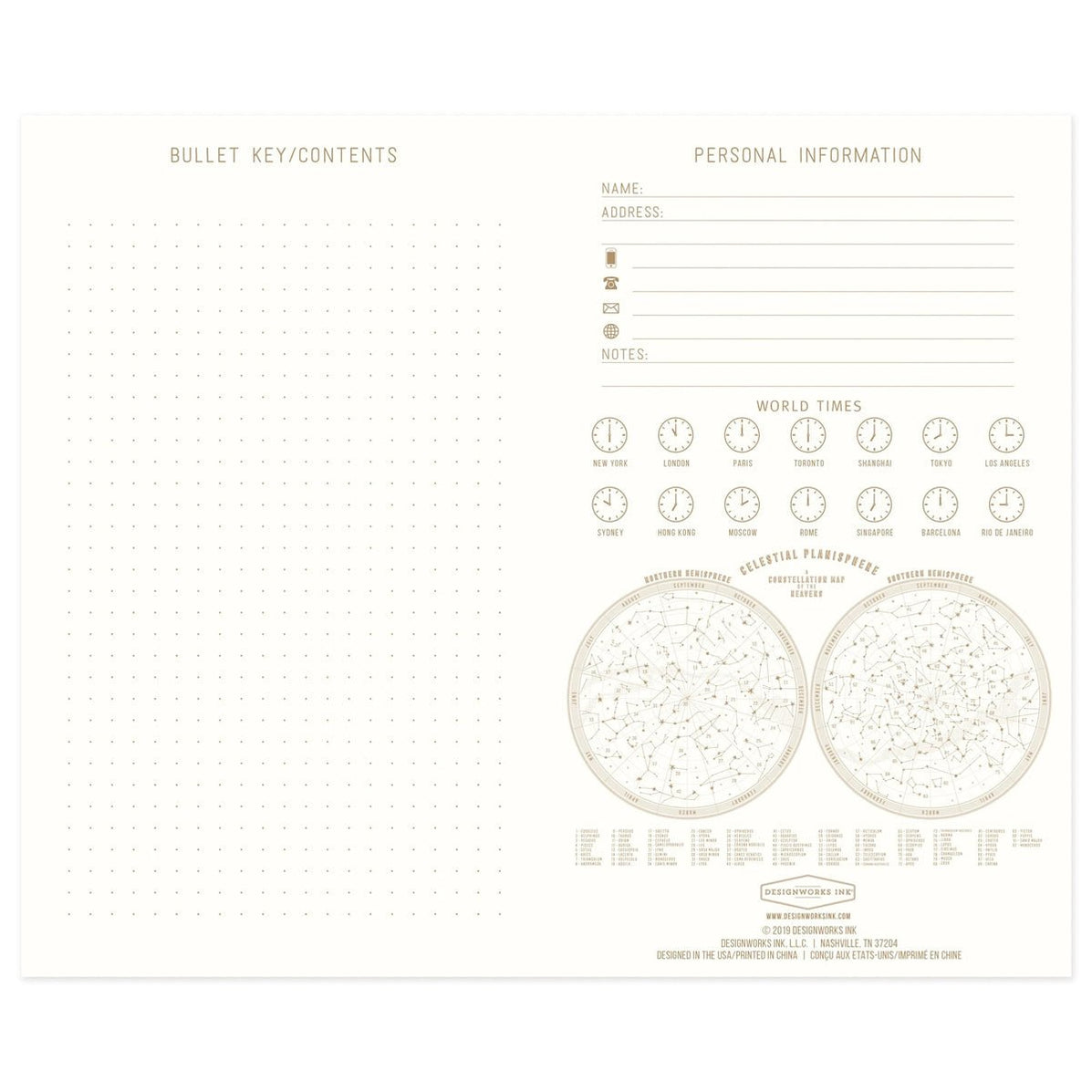 Solar System Book Cloth Notebook — Lockwood Shop